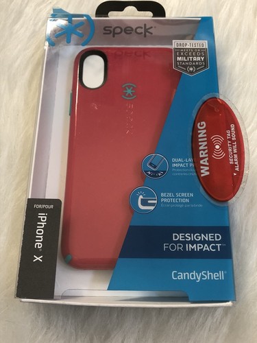 Speck New CandyShell Candy Shell iPhone X Case - Pink / Teal - Speck ...