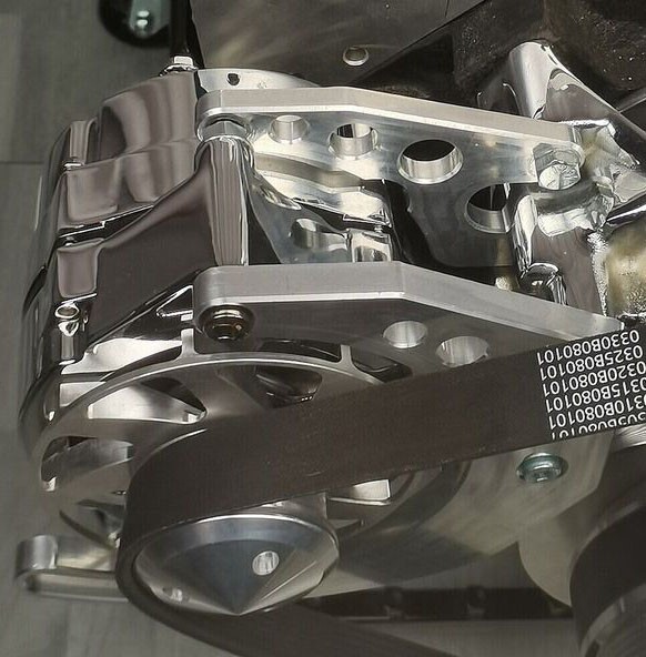 Chevy Small Block Alternator Bracket Fuelie Camel Hump Heads LWP SBC ...