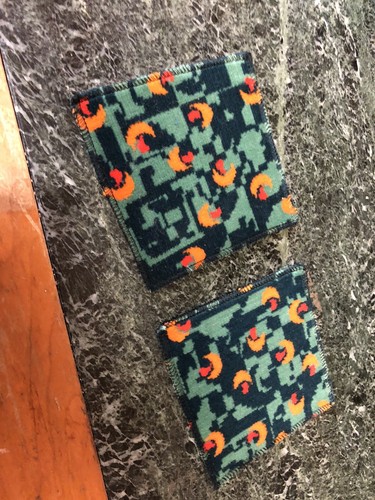 Stagecoach Green Beach Ball Bus Moquette Coaster/Sample (price per ...