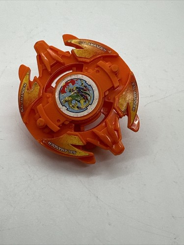 Beyblade Salamander Vintage Hasbro Old Generation Orange Spinning Toy ...