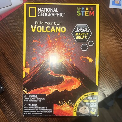 National Geographic Volcano Science Kit - Build an Erupting Volcano | eBay