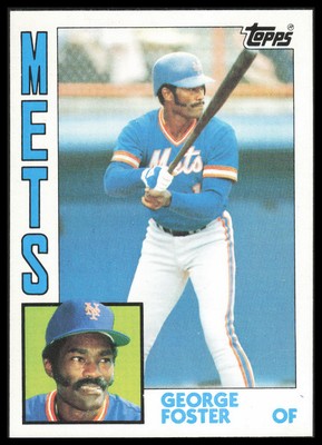 1984 Topps George Foster #350 New York Mets 33H | eBay