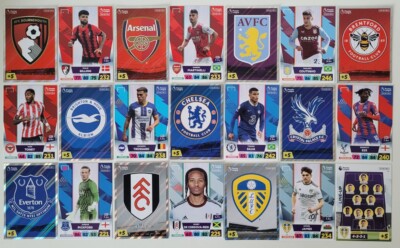 25% OFF! 2023 English Premier League EPL Soccer Base Cards #10 to 189 ...