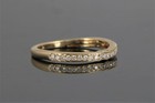 $1,275 EMA 14K Yellow Gold Round Diamond Contour Wedding Band ...