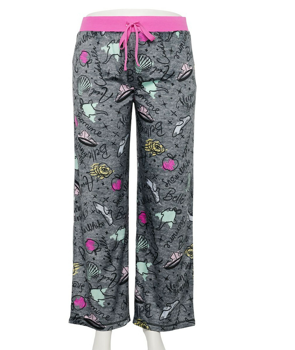 Womens Disney Princess S-3X Minky Fleece Sleep Lounge Pajama Pants | eBay