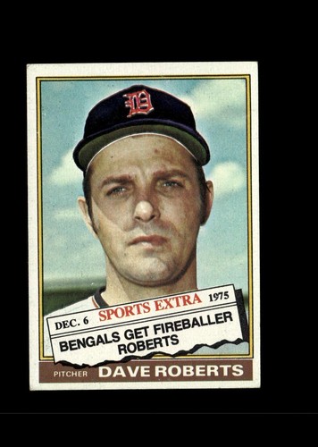 Dave Roberts 1976 Topps Baseball Card #649T Detroit Tigers | eBay
