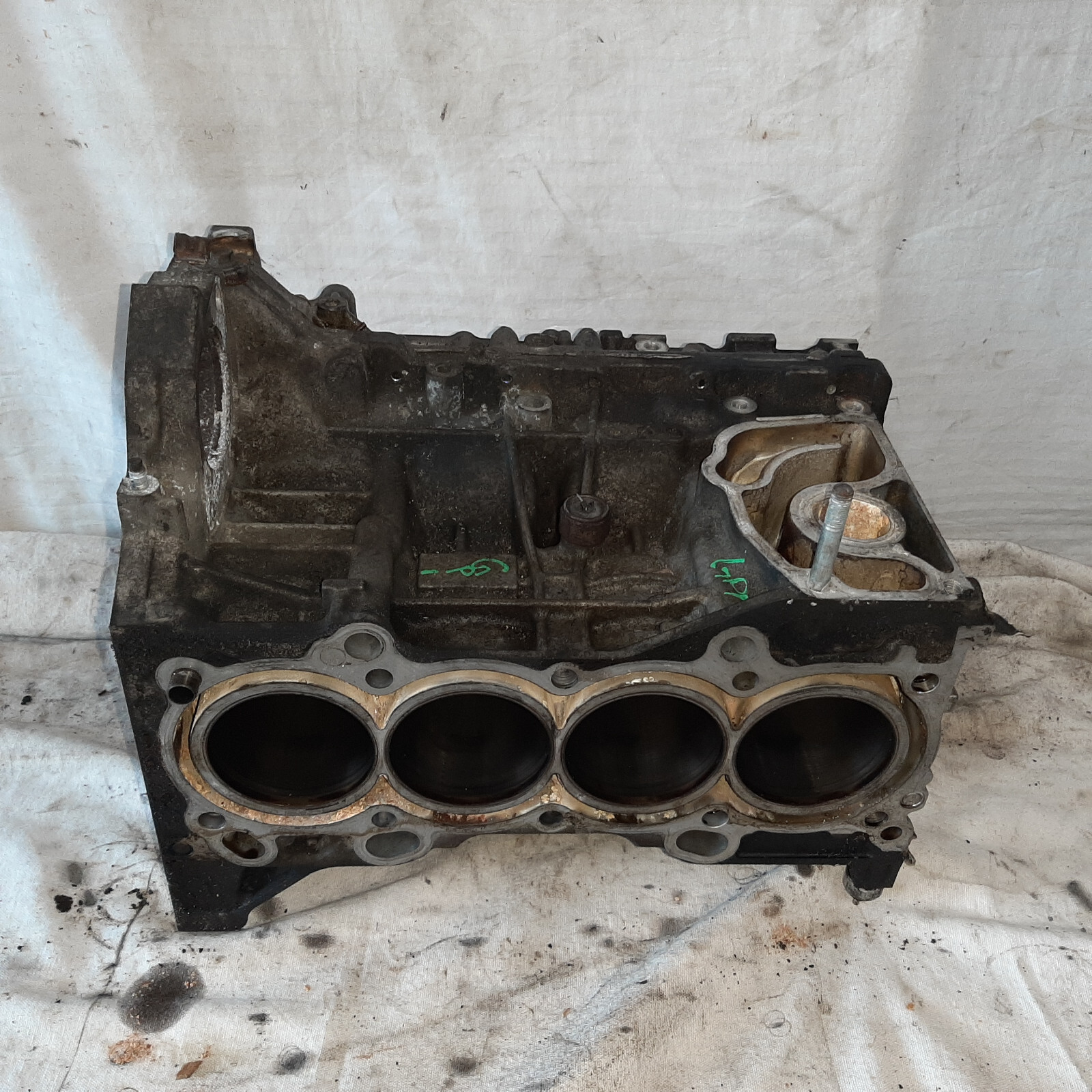 02-05 Honda Civic K20a3 2.0 Bare Engine Block w Girdle Main Bearing Cap ...