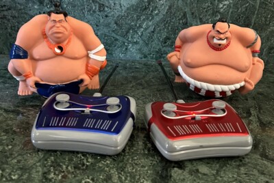 REMOTE CONTROL SUMO KING WRESTLERS RC SET OF 2 WRESTLING-Partially ...