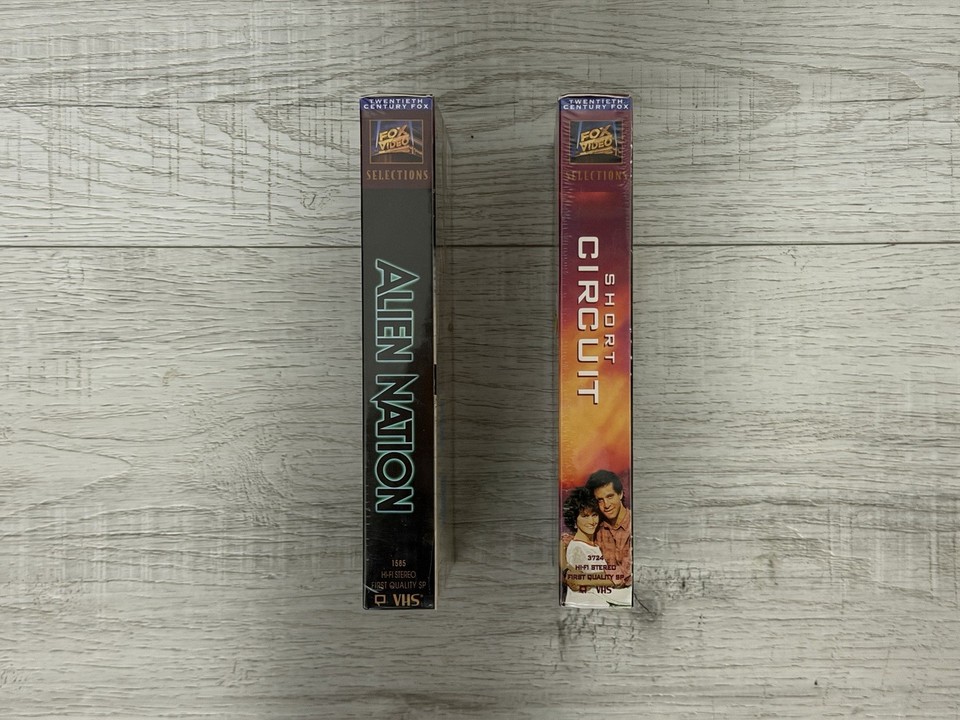 Alien Nation + Short Circuit VHS Lot Twentieth Century Fox Selections ...