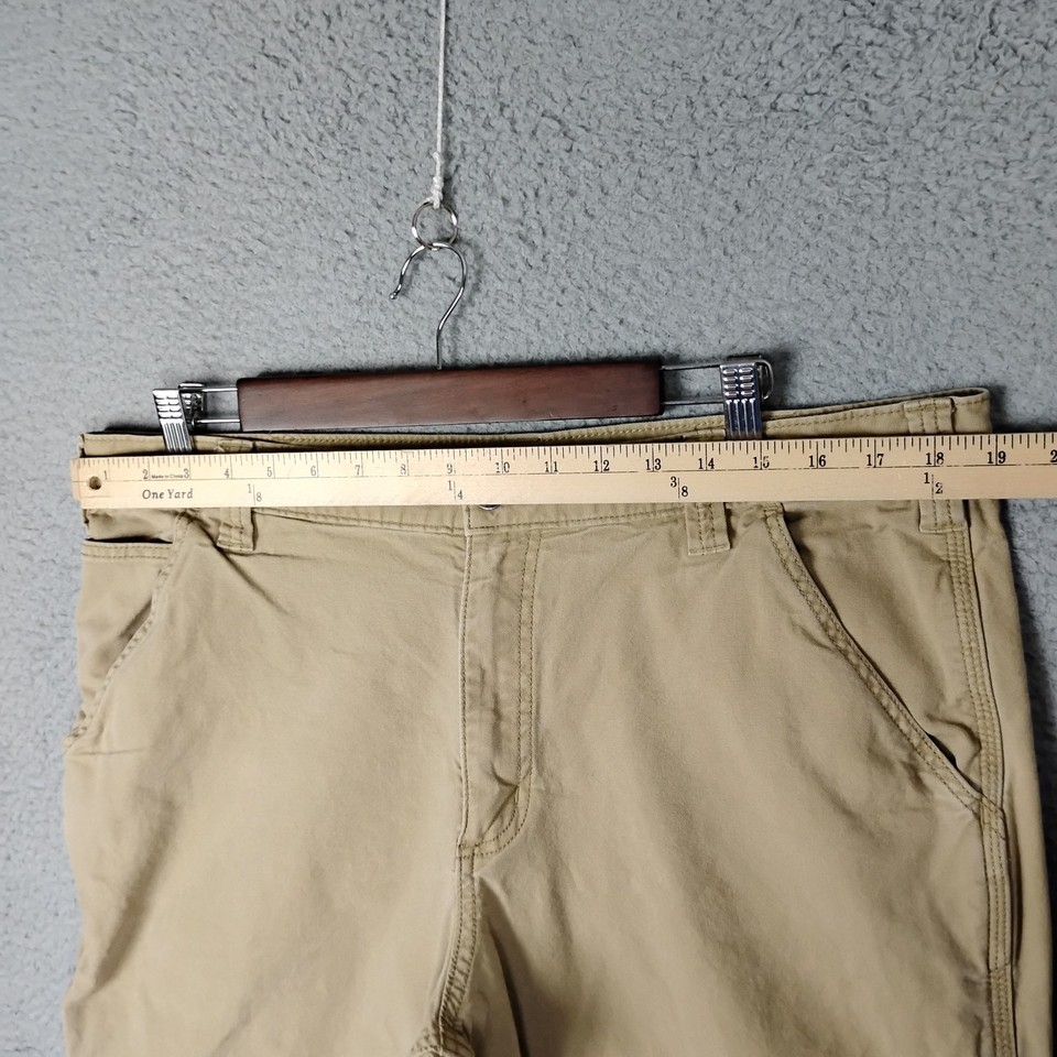 Carhartt Pants Mens 38x30 Tan Rugged Flex Relaxed Fit Carpenter Utility ...