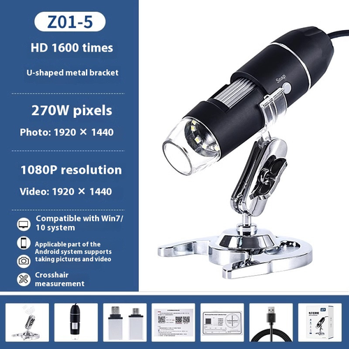 Microscope Electronic Magnifier HD Microscope Lens USB Digital ...