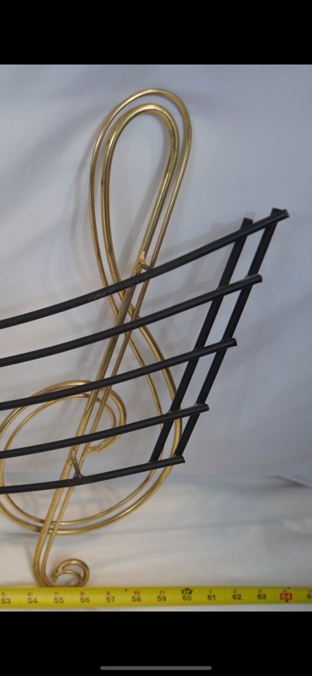 C. Jere Music Notes Staff Scale Wall Sculpture Signed Dated 1987 Black ...