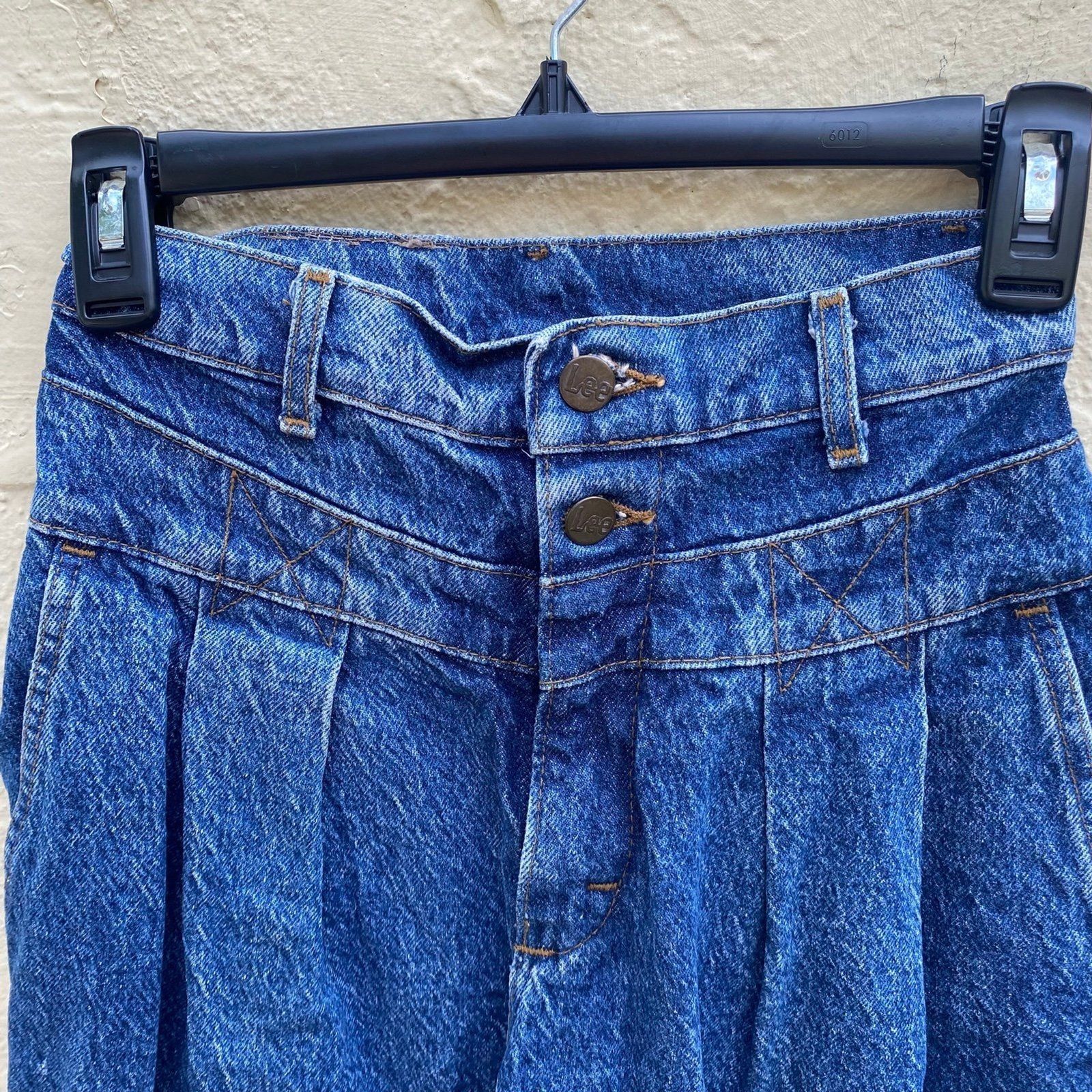 Vintage union label 1980s pleated front Lee jeans - Gem