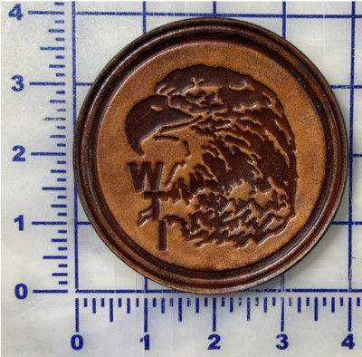 MARINE CORPS WEAPONS & TACTICS INSTRUCTOR WTI ANTIQUE LEATHER PATCH | eBay