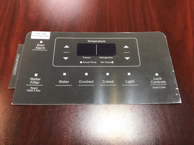 GE Refrigerator Dispenser Overlay compatible w WR55X34887/ WR55X35745 ...