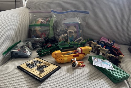 Lego Set Lot (Incomplete Sets: Yellow Submarine, Minecraft, Creator ...