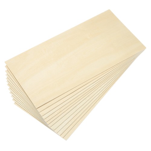 12 Pcs 8x16x1/8" Basswood Sheets 3mm Plywood Sheets Balsa Wood Board ...