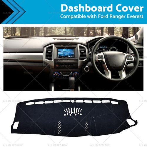 Dash Cover Mat Suitable For Ford Ranger Wildtrak Raptor Dashboard Cover ...