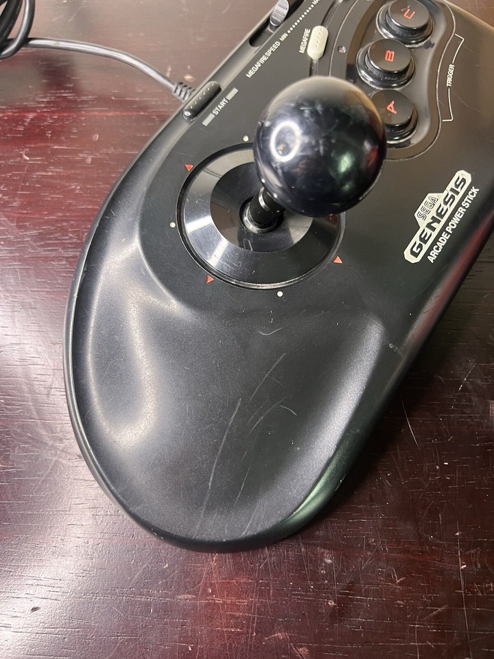 OEM Sega Genesis Arcade Power Stick Joystick Controller Model 1655 | eBay