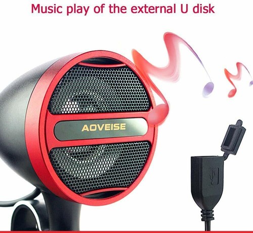 Waterproof Motorcycle ATV UTV Bike Audio System Handlebar FM Radio iPod ...