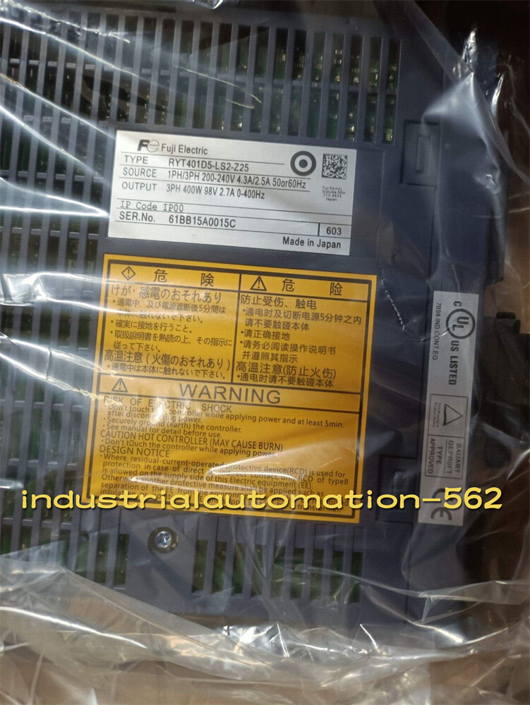 Fuji RYT401D5-LS2-Z25 Servo Drive New In Box Expedited Shipping | eBay