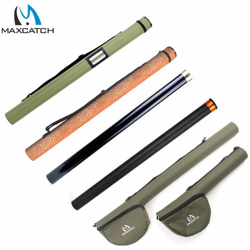 Fly Fishing Rod Tube Cordura/Carbon/Aluminum Rod Case For 9FT/10FT 4Sec ...