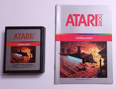 VANGUARD Atari 2600 Game and Instruction Manual Works good | eBay