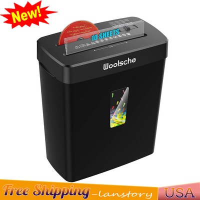 Cross Cut Paper Shredders - 10-Sheet Cross-Cut Shredder