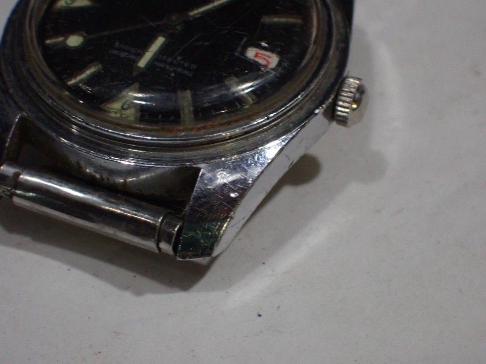Vintage Model C Orvin 17 Jewel Men's Manual Wind Diver Wristwatch good ...