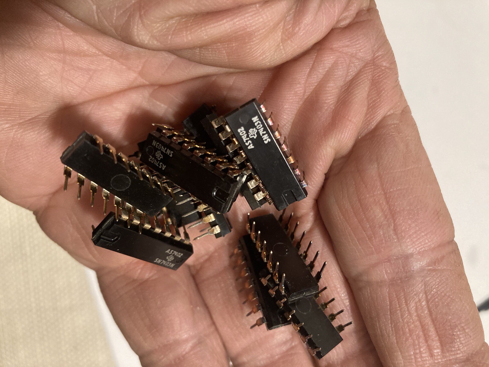 12 LOT Original Texas Int. SN7403N 7403 7403N 14P DIP TTL IC - NOS | eBay