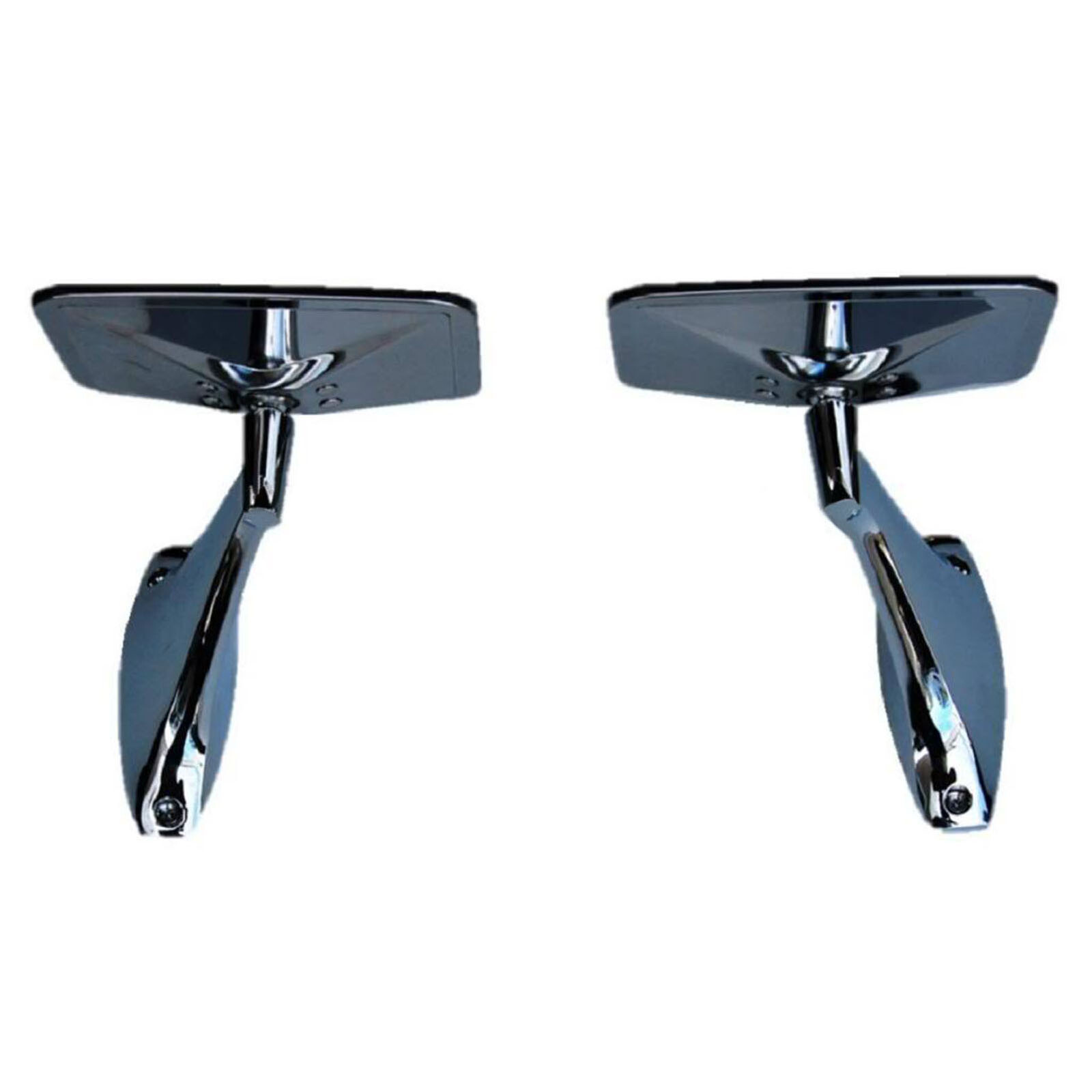 70 71 72 Chevy Truck Square Rectangle Chrome Outside Rearview Door ...