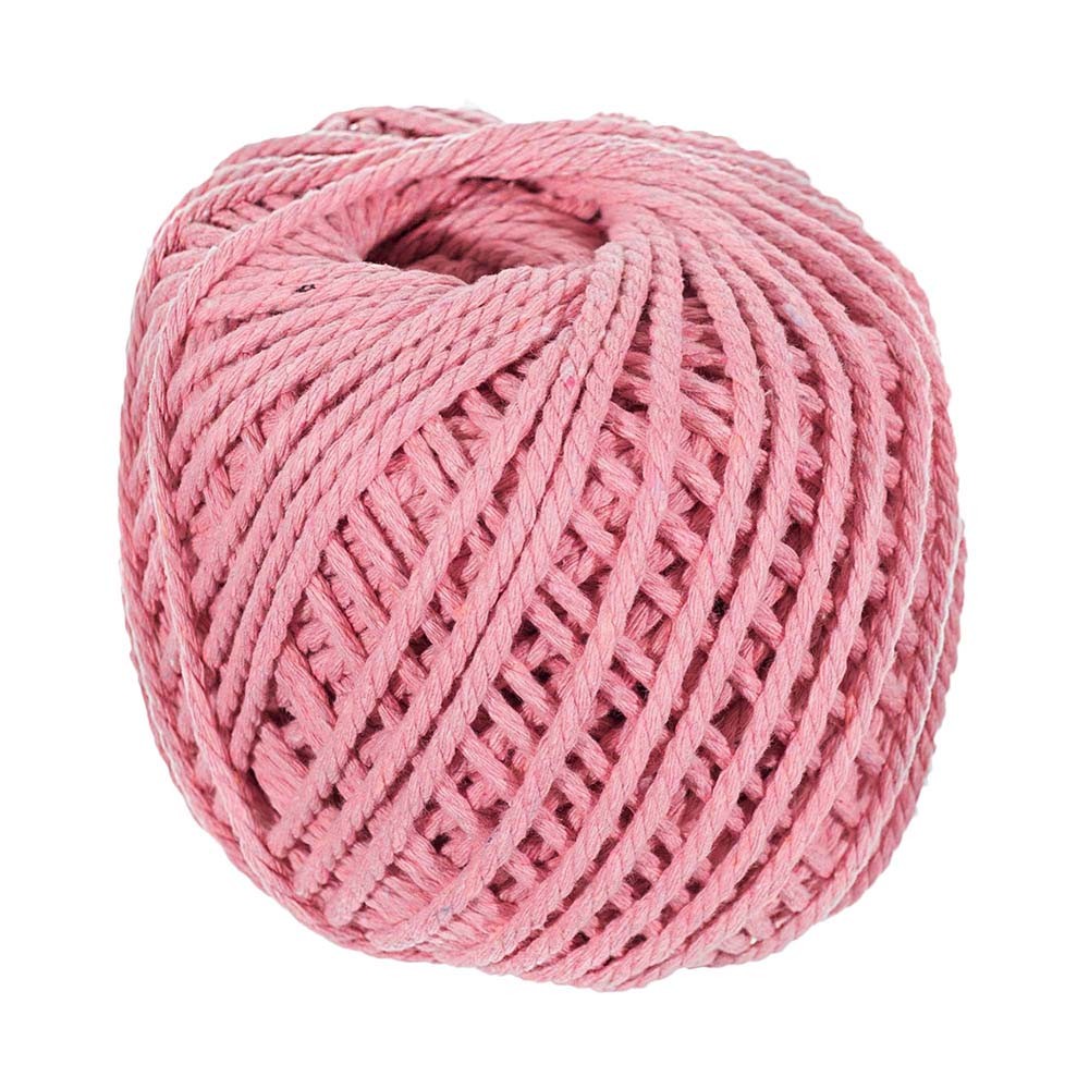 Craft County 100M-4mm Diameter Crafting Cotton Rope - 5 Colors-Macrame ...