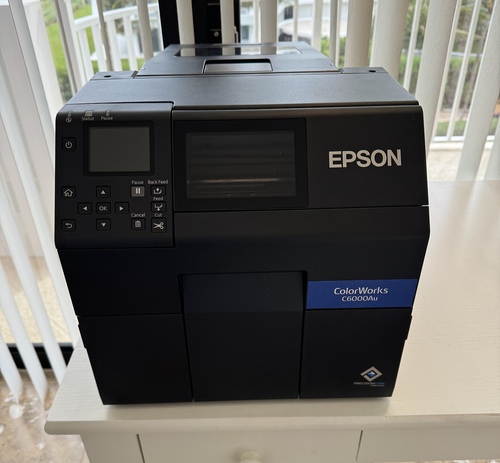 Epson C6000Au label printer gloss model with auto cutter | eBay