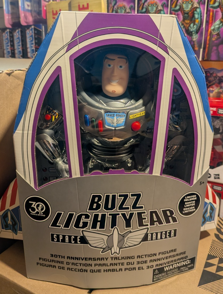 BUZZ LIGHTYEAR Limited Edition 30th Anniversary DISNEY Collectible 12 ...