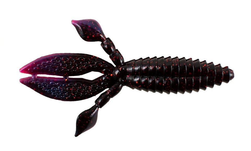 (LOT OF 6) STRIKE KING KVD RODENT 4" RO4-809 TEQUILA SUNRISE ORNG FLAKE ...