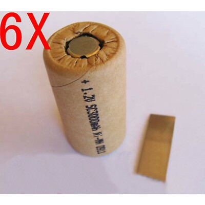 6 Battery Sub C For Makita Ryobi AEG Milwaukee 1.2V 3.0Ah Ni-MH AU ...