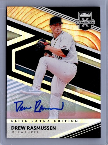 2020 Panini Elite Extra Edition - Signatures #171 Drew Rasmussen (AU ...