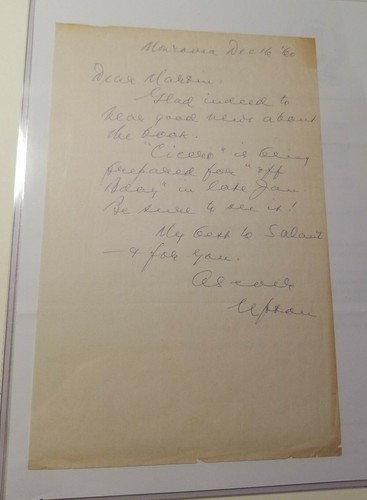 Upton Sinclair Signed Letter Autograph ALS Auto Author The Jungle BAS ...