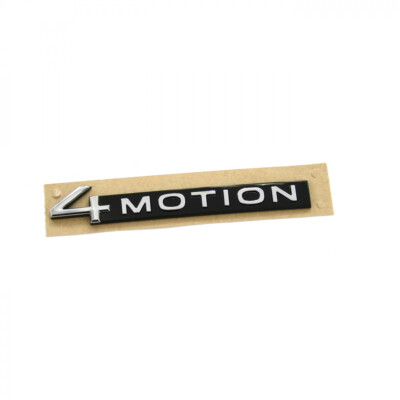 Original VW 4Motion Schriftzug hinten Heckklappe Emblem Logo chrom ...