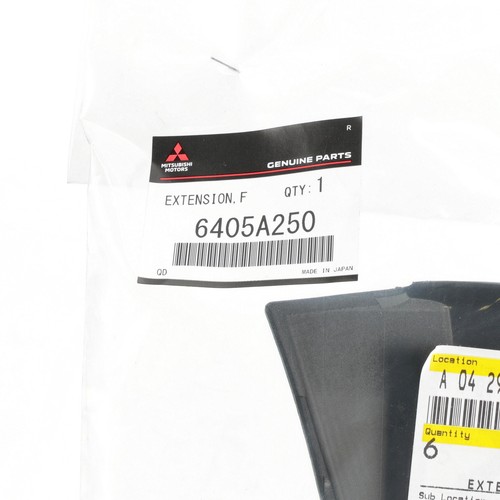 OEM 2018-2019 Mitsubishi Outlander Sport Front Bumper Extension Panel ...