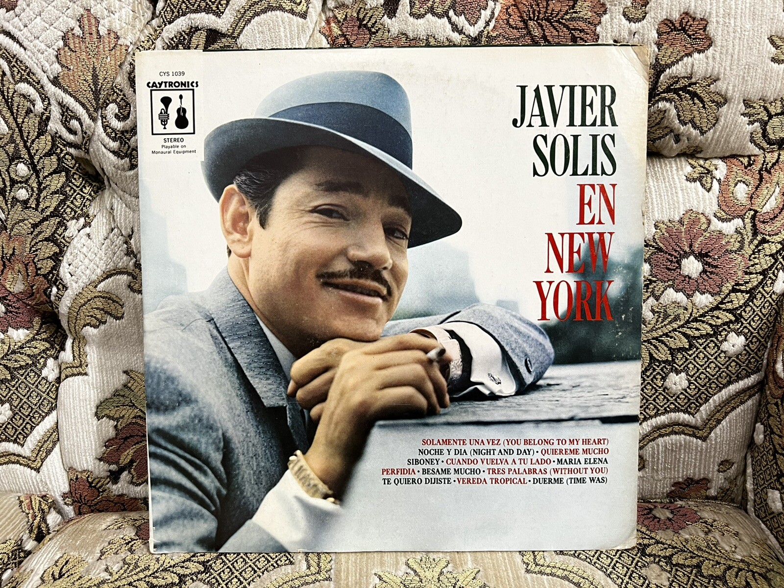 JAVIER SOLIS • En New York • BOLERO • RARE 12" LP • CAYTRONICS • USA ...