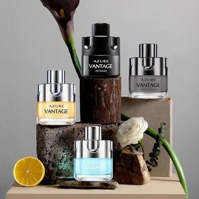 Azure Noir Intense Men's 3.4 Oz EDT Spray Long Lasting Perfume | eBay