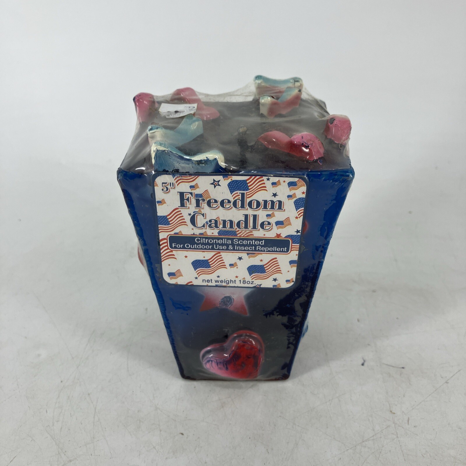 Vintage 5" Freedom Candle 4th of July Citronella Scented for Indoor Outdoor 18oz | eBay