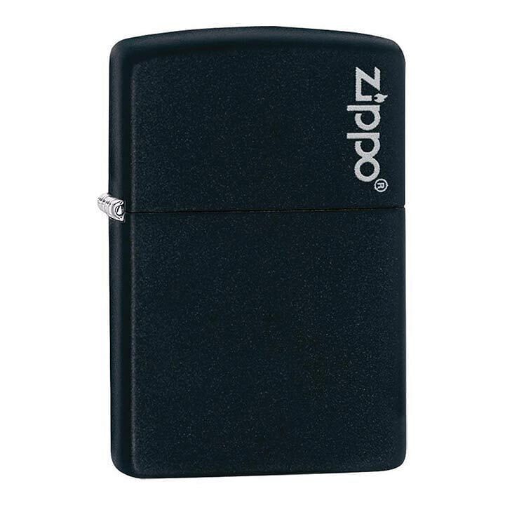 Zippo Windproof Lighter Black Matte w/Zippo Logo | eBay
