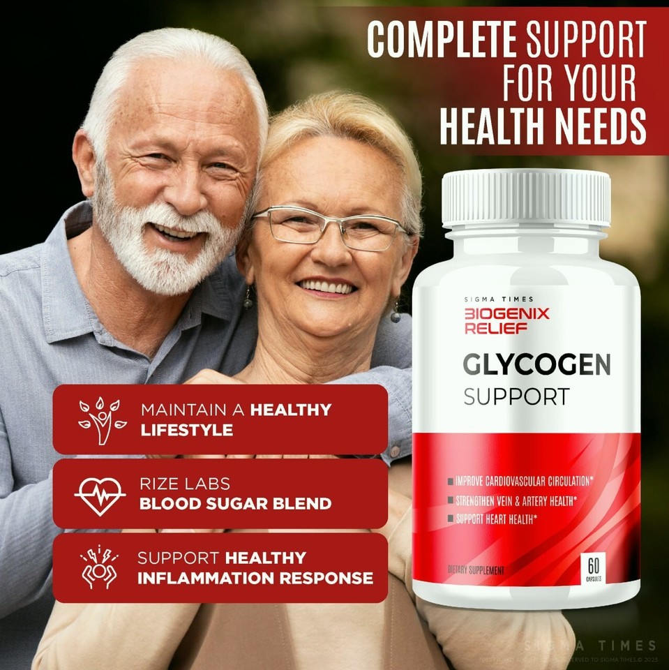 Biogenix Glycogen Support Pills for Glycemic Control & Metabolism 60ct ...