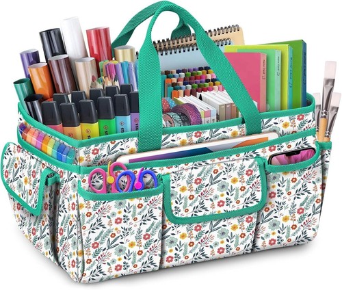 Large Craft Storage Tote Bag with Multiple Pockets Scrapbooking ...