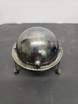 Butter Dishes - Silver Plate Dome Butter