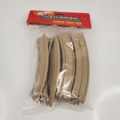 Vintage 1984 Hot Wheels Railroad Curved Track Pack USA HTF | eBay