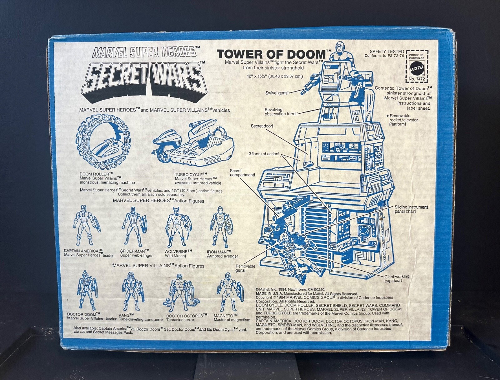 Marvel Superheroes Secret Wars Tower of Doom 1984 Mattel New Sealed | eBay