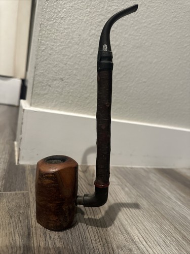 Vintage Estate Hand Carved Alpine Wood Tobacco Pipe Made n France ...